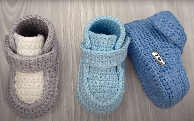 Como Fazer Sapatinho de Bebê de Crochê Passo a Passo